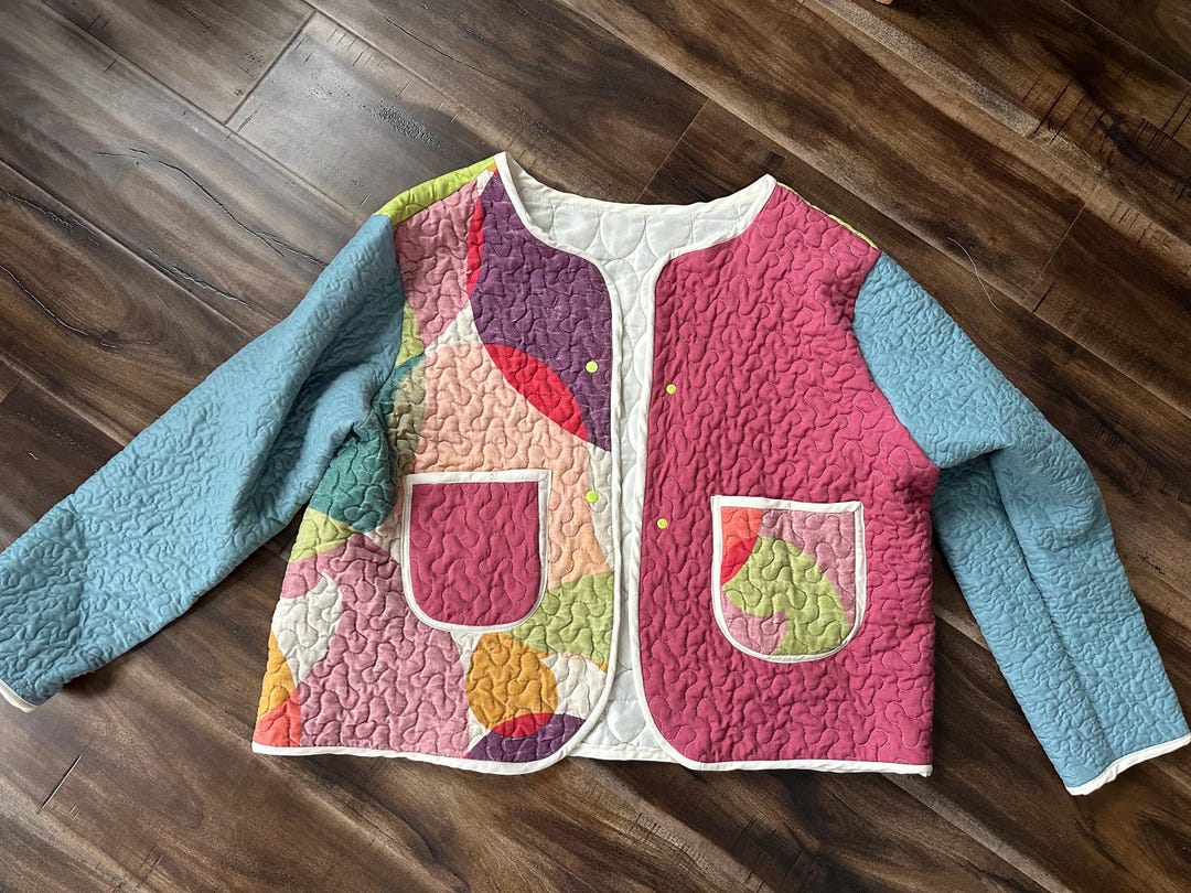 Handmade Quilted Jacket - Etsy