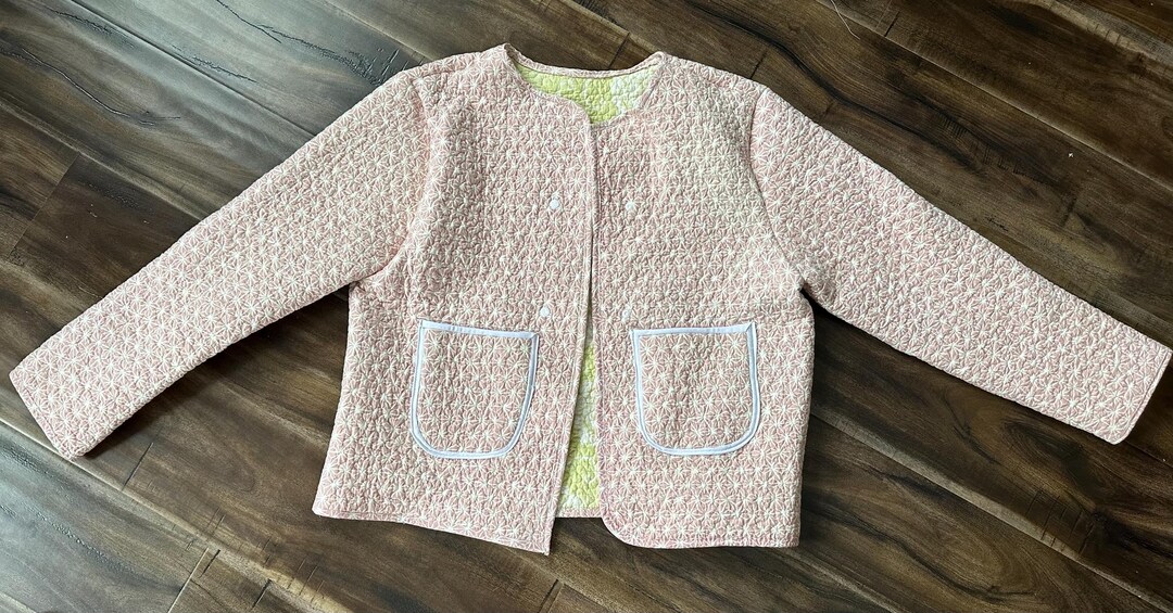 Handmade Quilted Jacket - Etsy