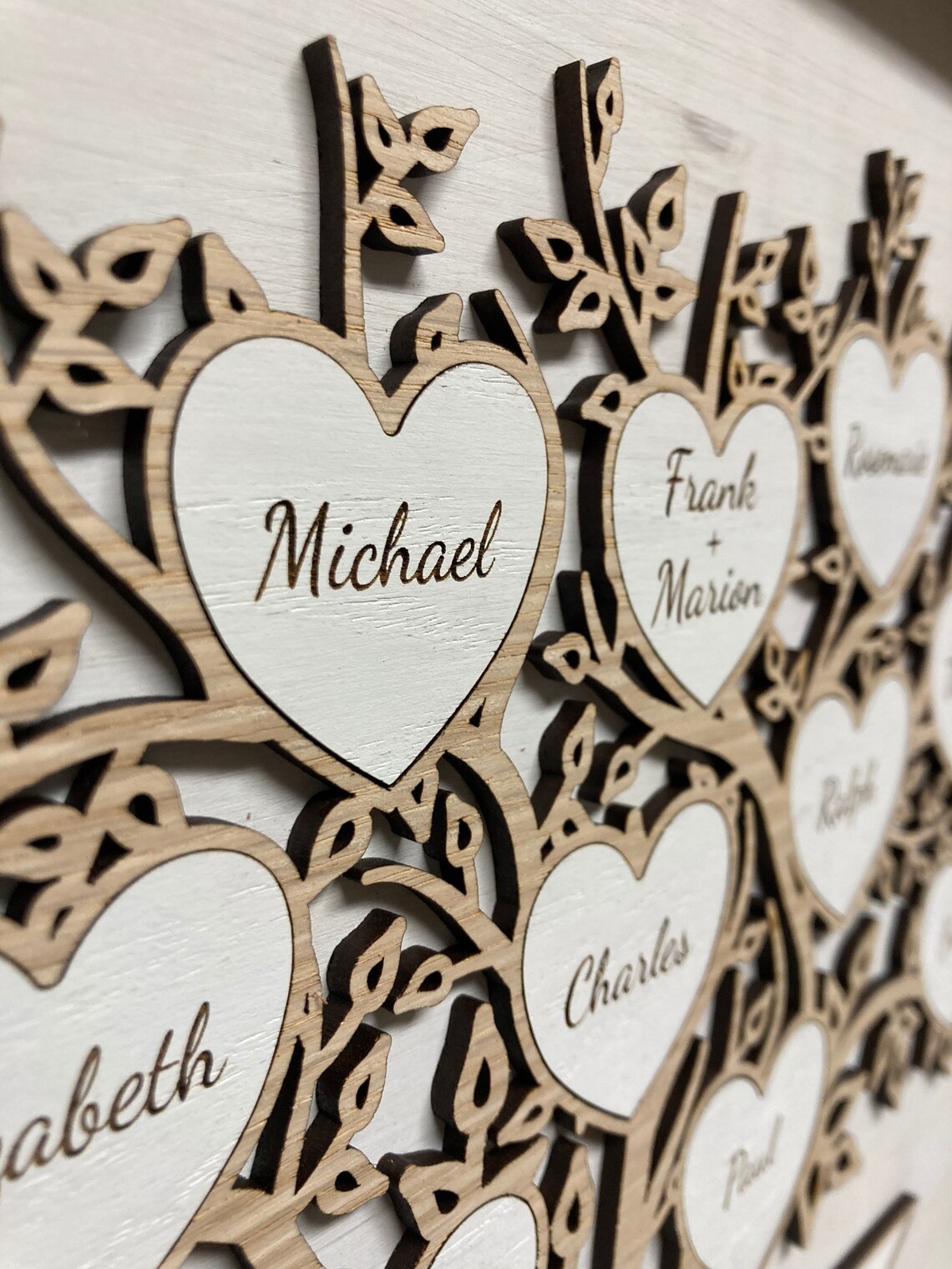 Family Tree Custom Framed Family Tree Custom Family Wall - Etsy