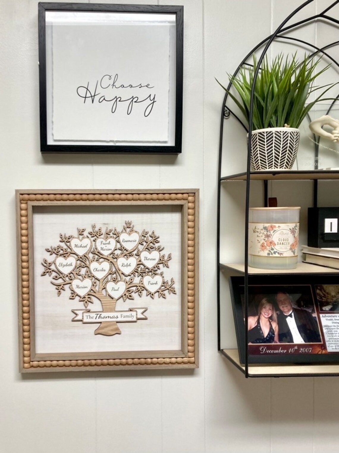 Family Tree Custom Framed Family Tree Custom Family Wall - Etsy