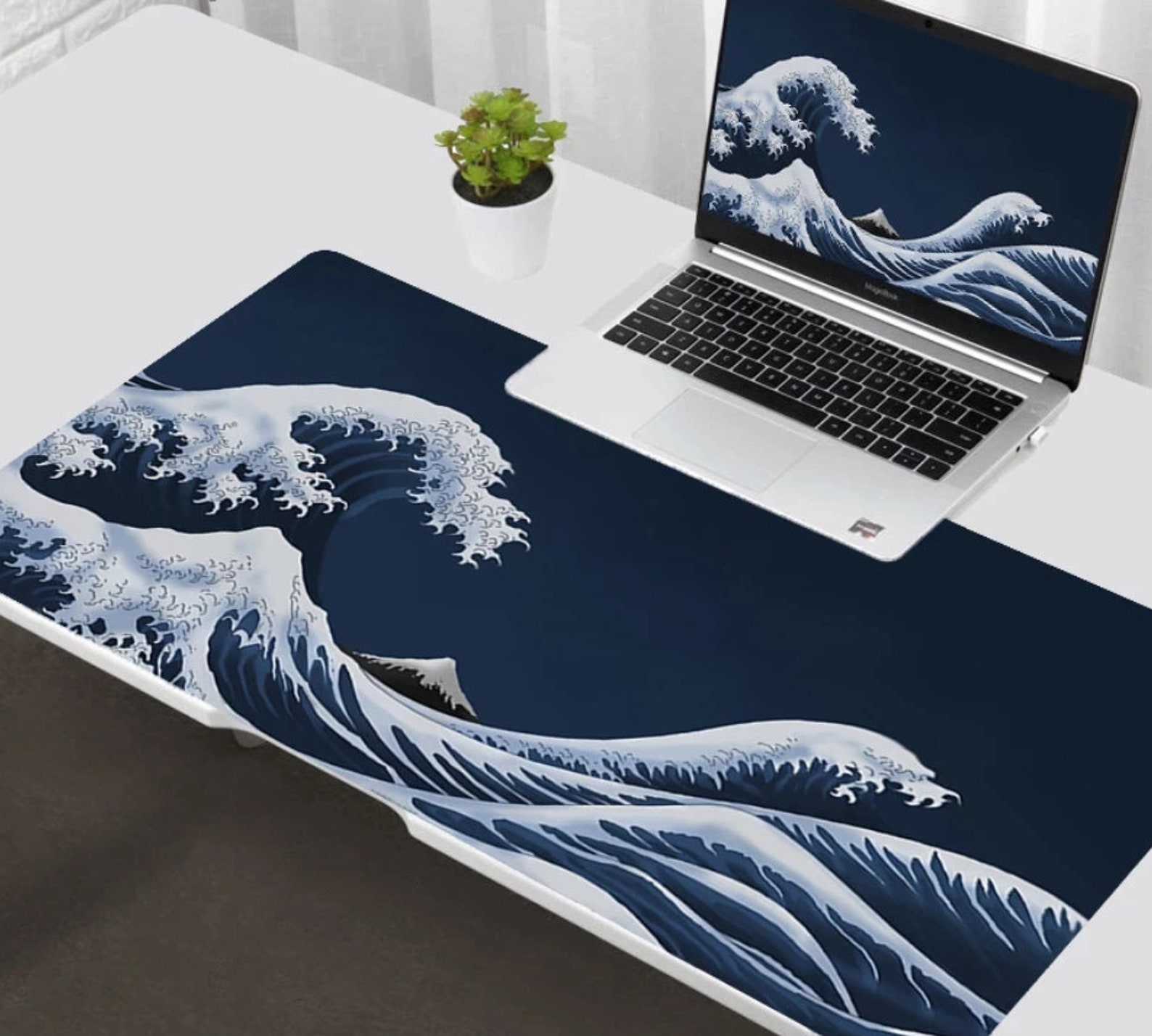 The Great Wave off Kanagawa Mouse Pad Anime Mouse Pad Extra | Etsy