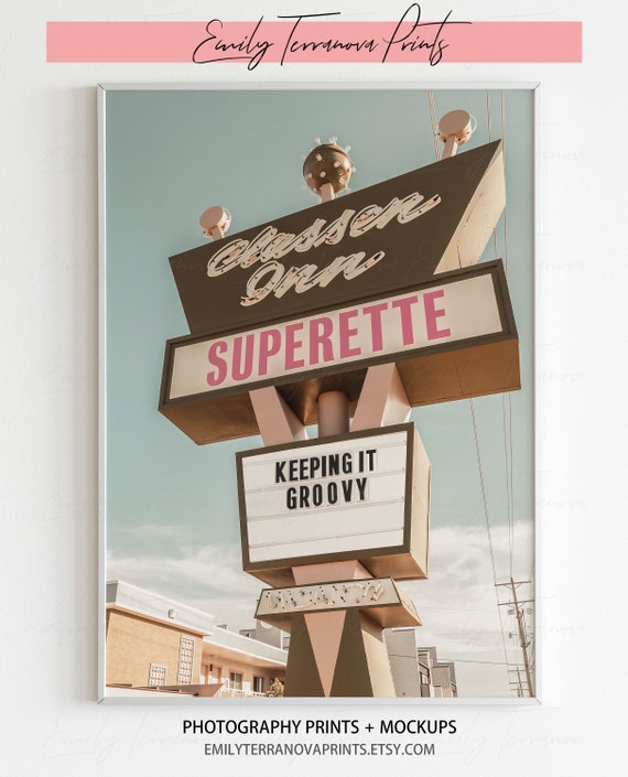 Color Photography Travel Print Retro Wall Art Motel Photography Nursery ...