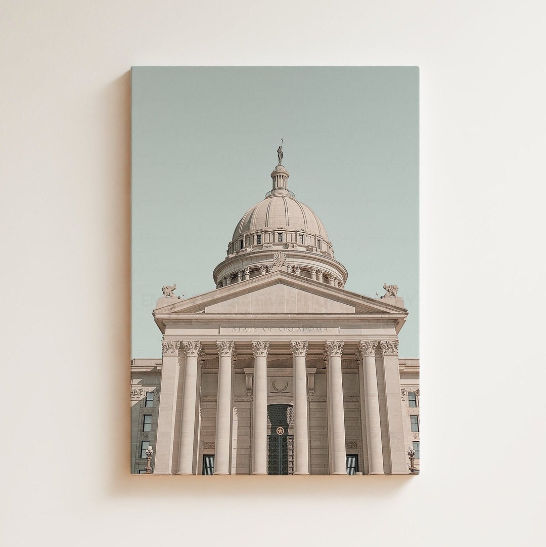 Oklahoma Capitol | Canvas | Photography || Southwestern Okc Travel ...