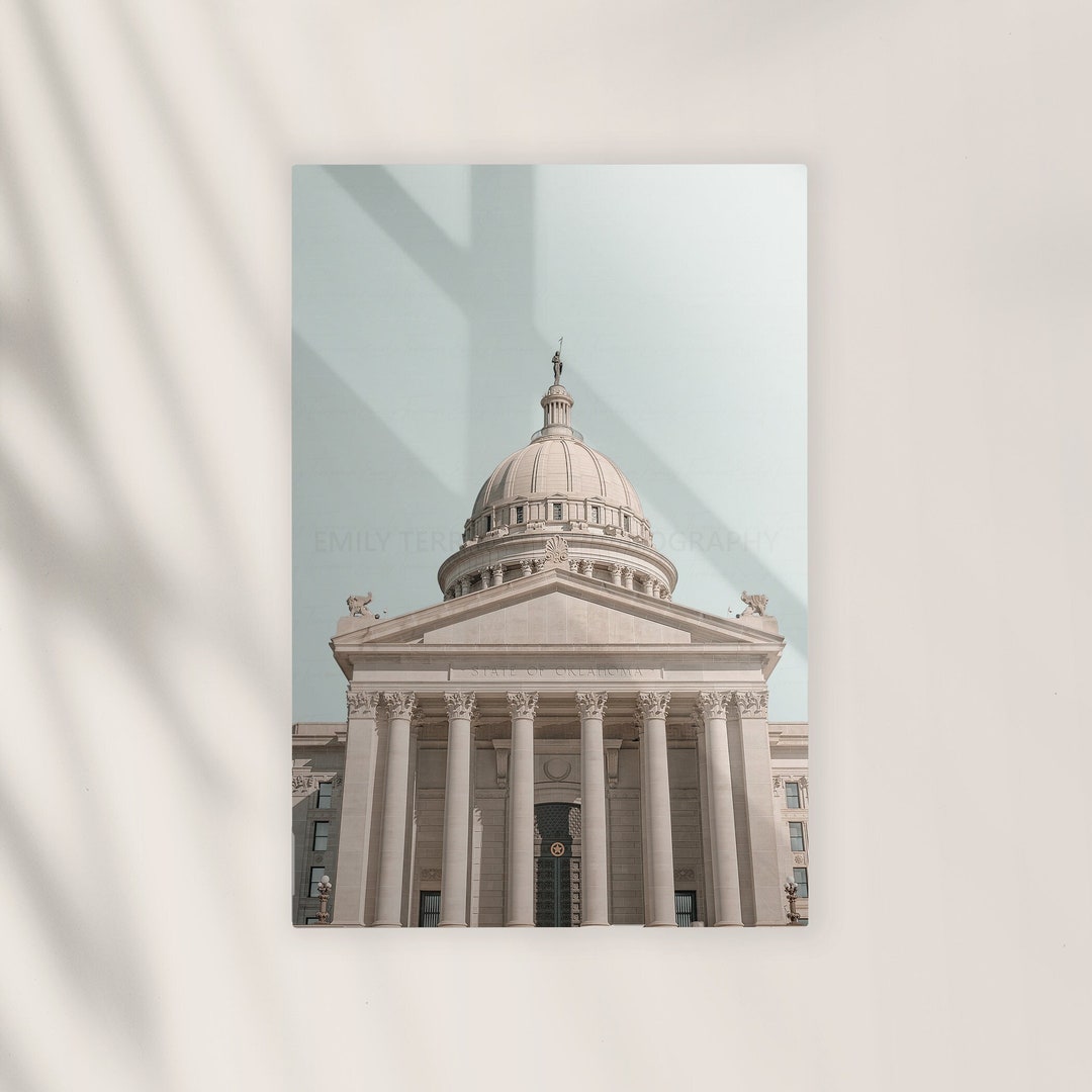 Oklahoma Capitol Oklahoma City I Acrylic Photography, Native/indian ...