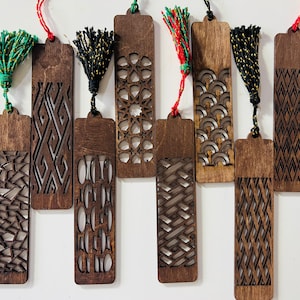 Geometric Bookmark SVG Files for Laser Cutting or Cricut - Etsy