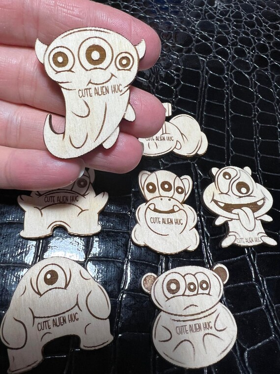 Cute Alien Pocket Hug SVG File Only - Etsy