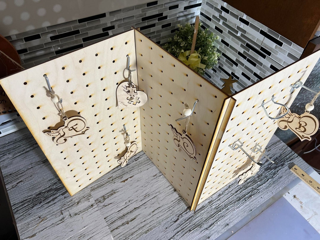 Pegboard Stand Display SVG FILE - Etsy