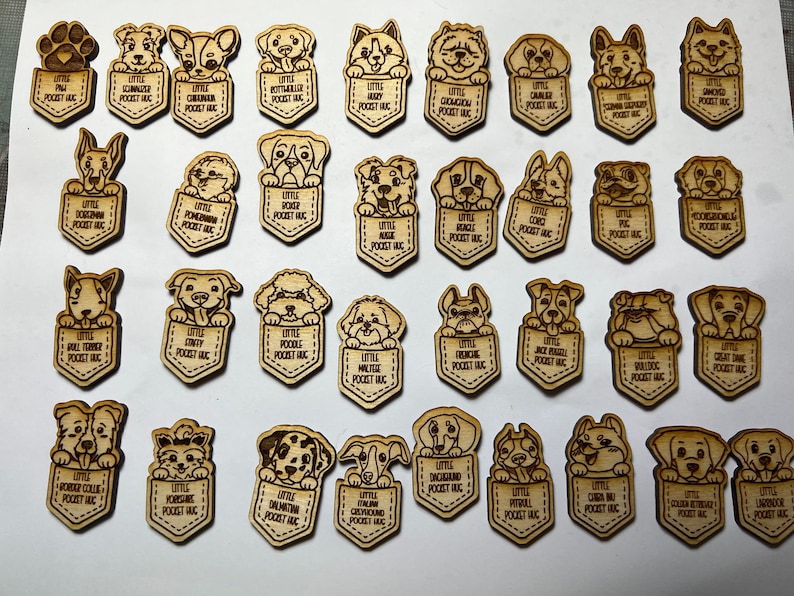 Dog's Breed Pocket Hug SVG File Only - Etsy