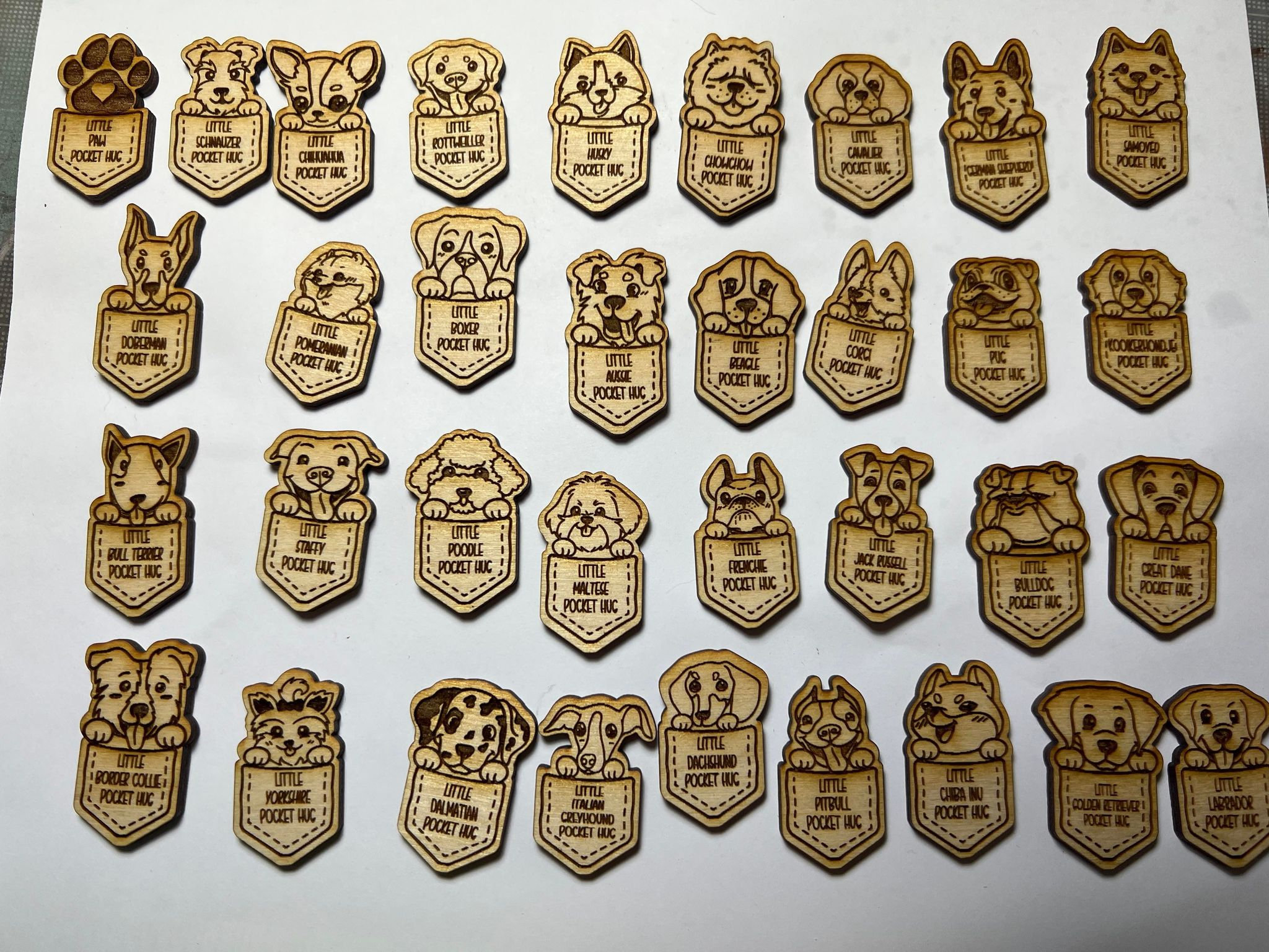 Dog's Breed Pocket Hug SVG File Only - Etsy