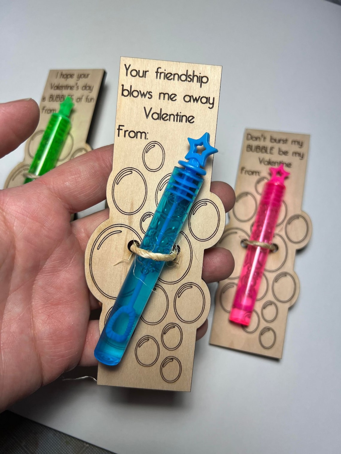 Bubbles Card Valentine's Day SVG File - Etsy