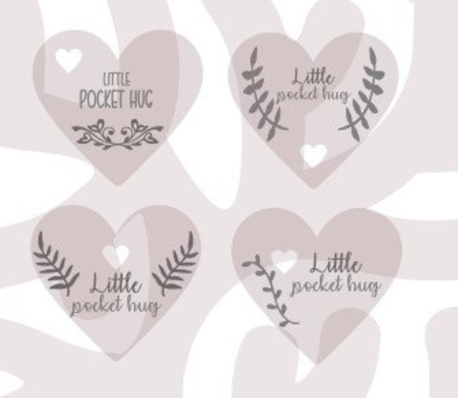 Heart Pocket Hug SVG - Etsy