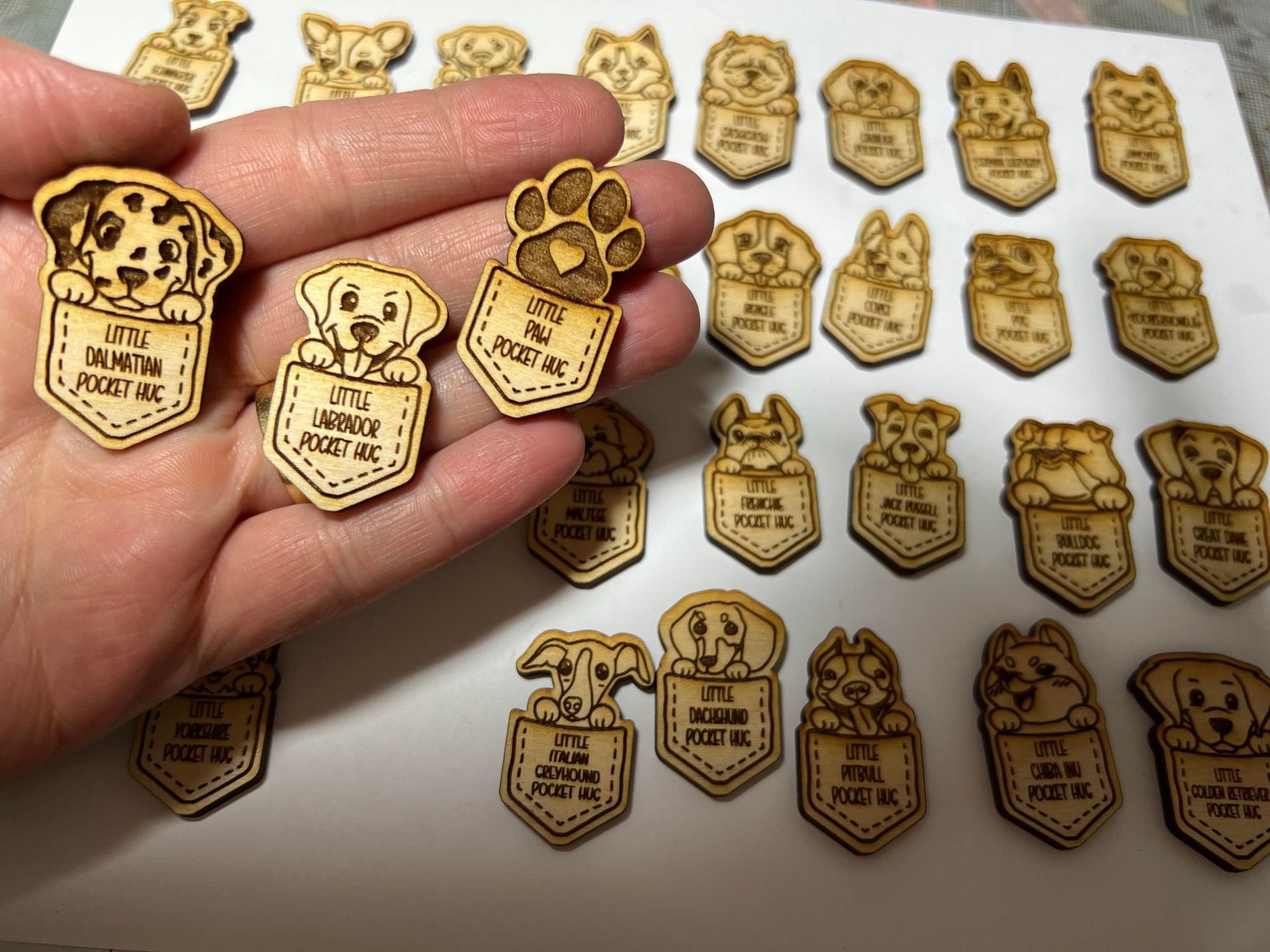 Dog's Breed Pocket Hug SVG File Only - Etsy