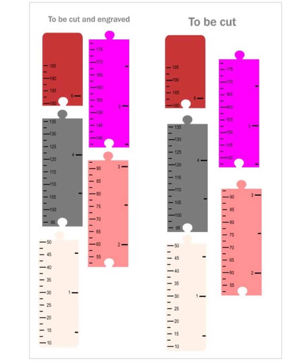 GROWTH CHART SVG Growth Ruler Svg Wall Ruler Svg - Etsy