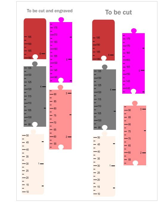 GROWTH CHART SVG Growth Ruler Svg Wall Ruler Svg - Etsy Canada