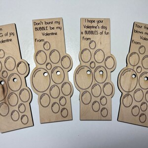 Bubbles Card Valentine's Day SVG File - Etsy