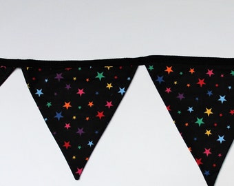 Black Stars Banner - Etsy