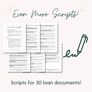 SCRIPTS to 30 Loan Documents for Loan Signing Agents - Etsy
