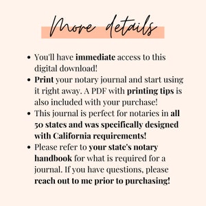 CALIFORNIA NOTARY JOURNAL! Black Cover Design! A Streamlined, Easy-to ...