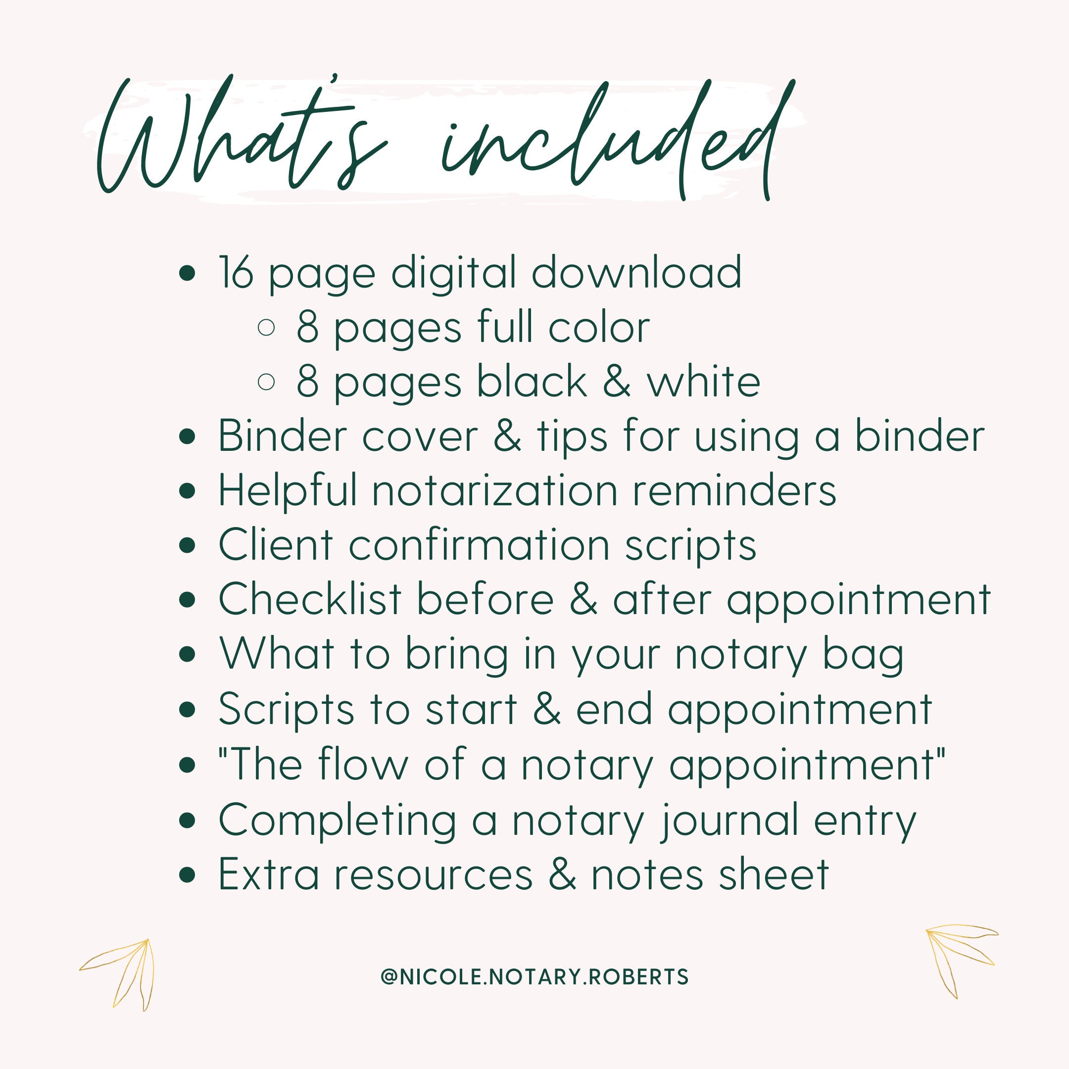 NOTARY ESSENTIALS GUIDE for Notaries Everything You Need to | Etsy