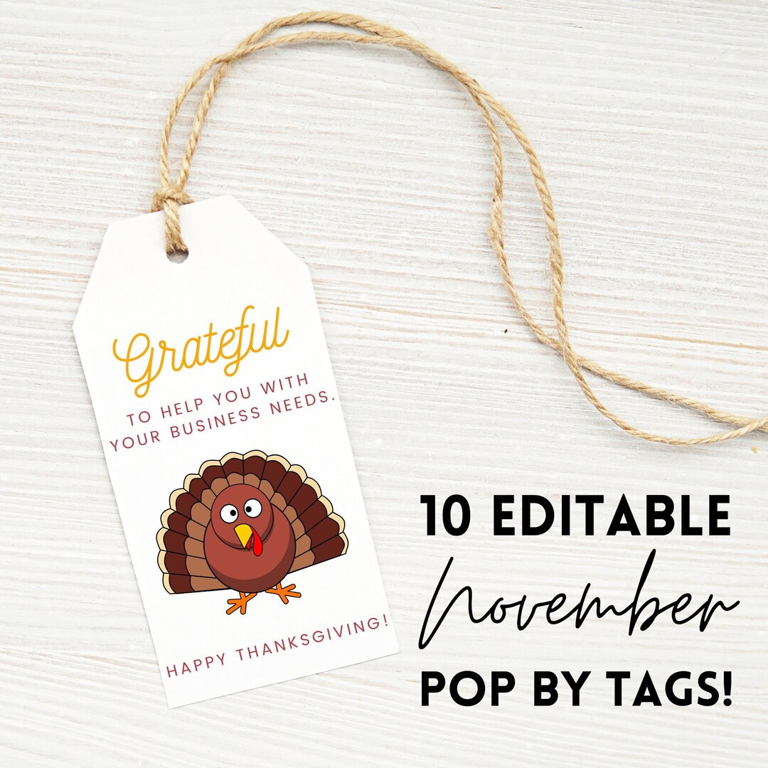 November Marketing Tags for Notaries and Loan Signing Agents! | 10 Tags ...