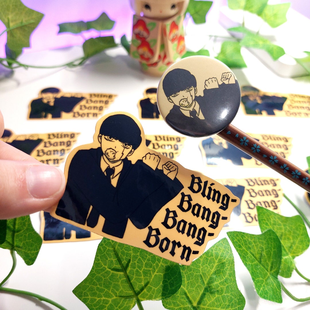 Mashle Badge and Sticker - Anime Badges - Mashle Gift - Anime Merch ...