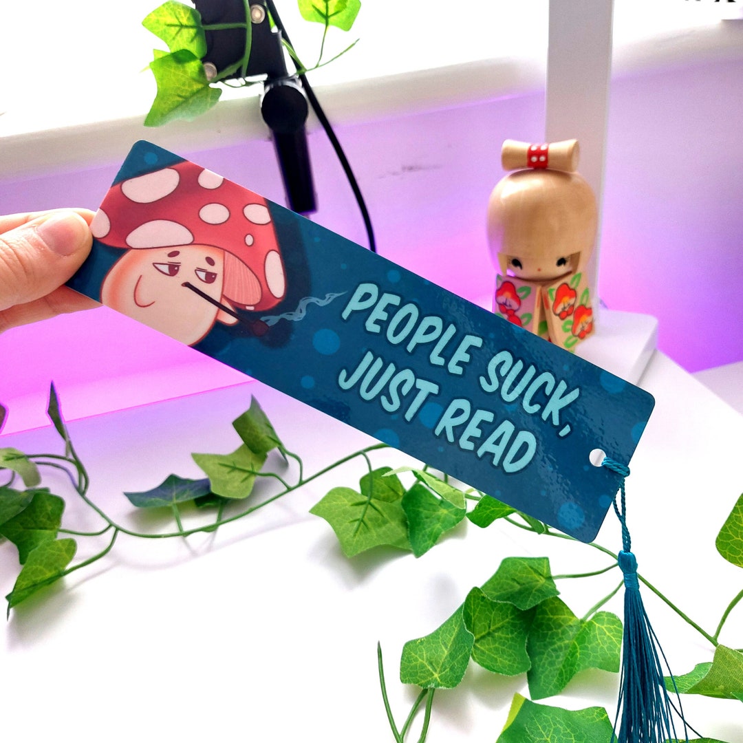 Funny Mushroom Bookmark Mushroom Gifts Book Accessories Reading Gift ...