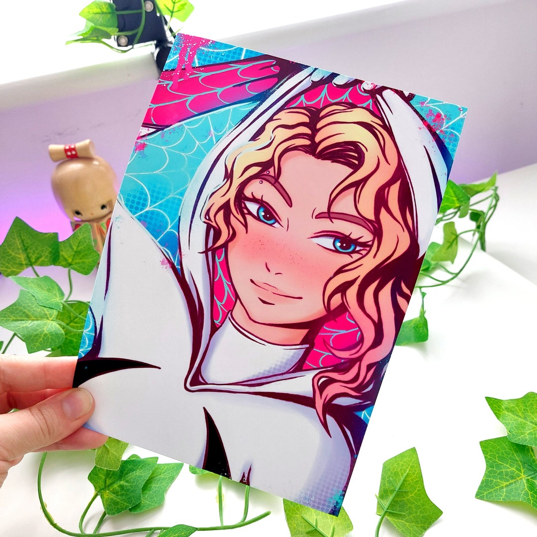 Gwen Stacy - Spidergwen Print - Comic Art Print - Ghost Spider ...