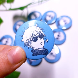 Gojo Geto Badge JJK Badges Jujutsu Kaisen Gift Anime Merch Satoru ...