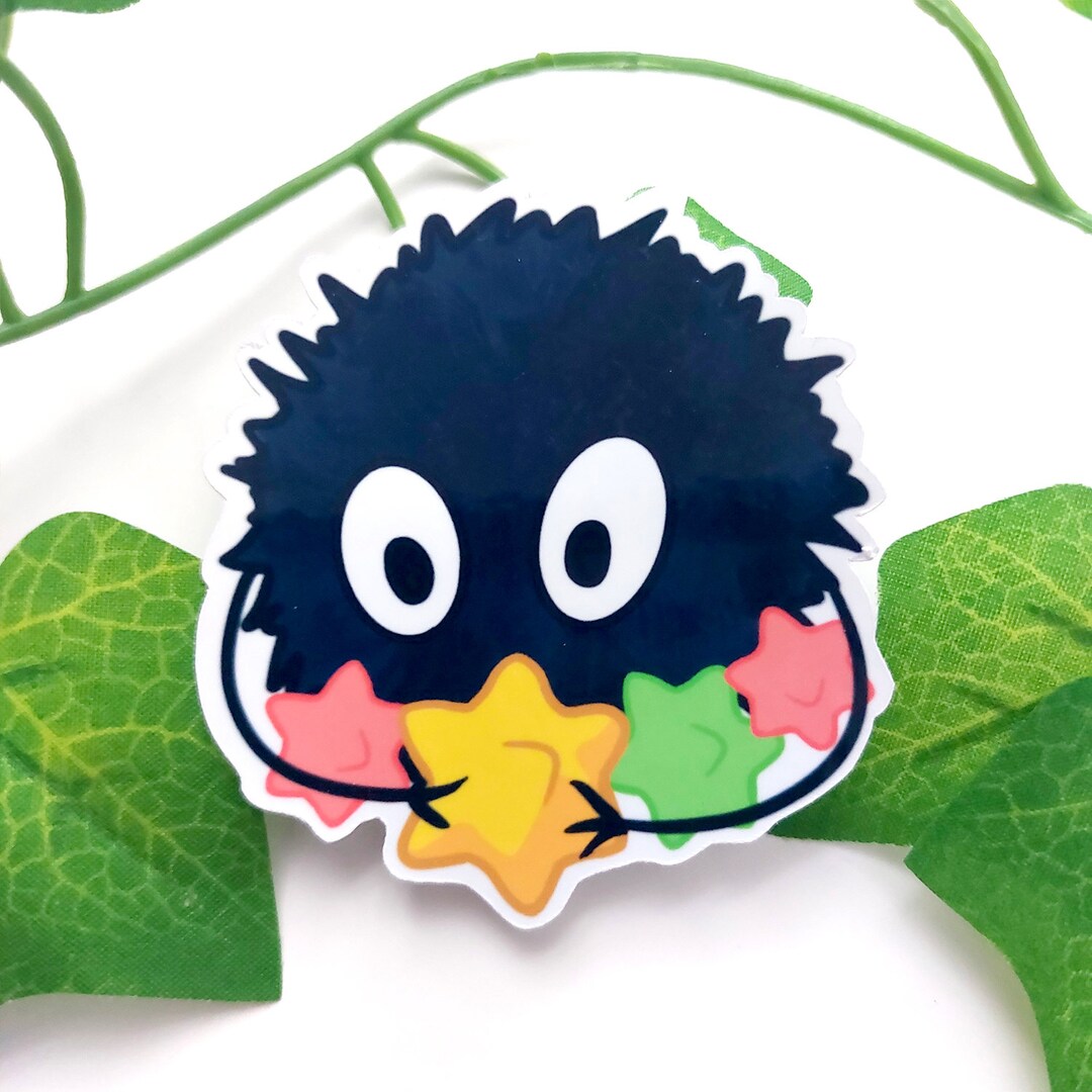 Soot Sprites Sticker Susuwatari Stickers Kawaii Spirited Away Gift My ...