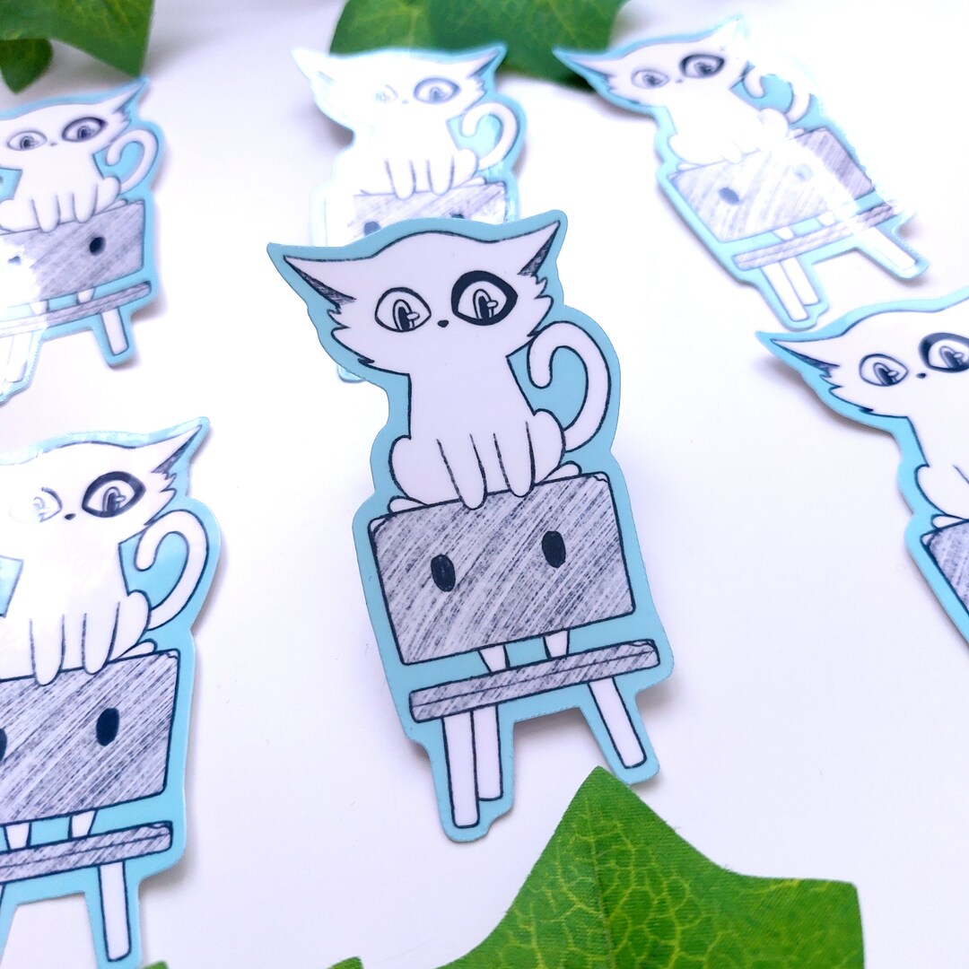 Suzume Daijin Cat Sticker Suzume Chair Sticker Cute Anime Sticker - Etsy