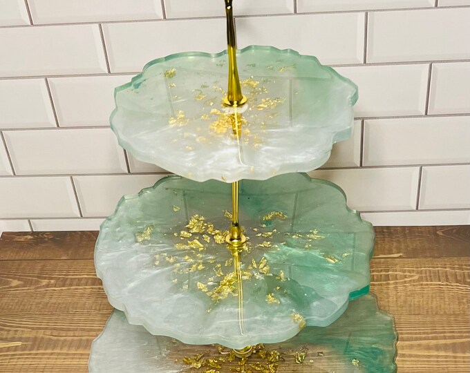 Three Tier Cake Cupcake Stand Wedding Gift Customize Etsy