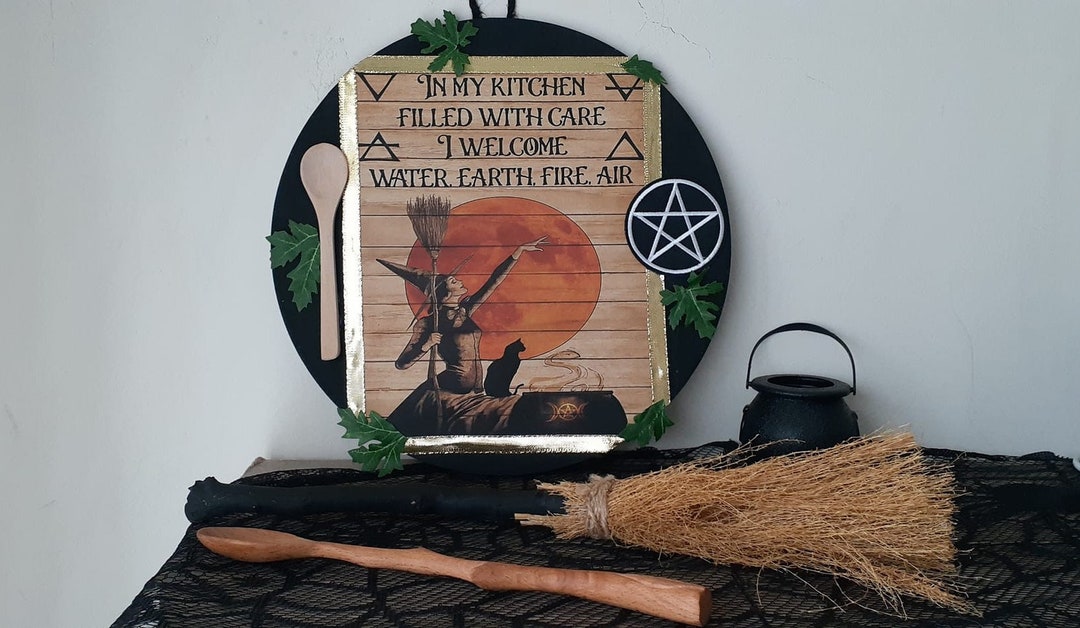 Kitchen Witch Plaque - Etsy