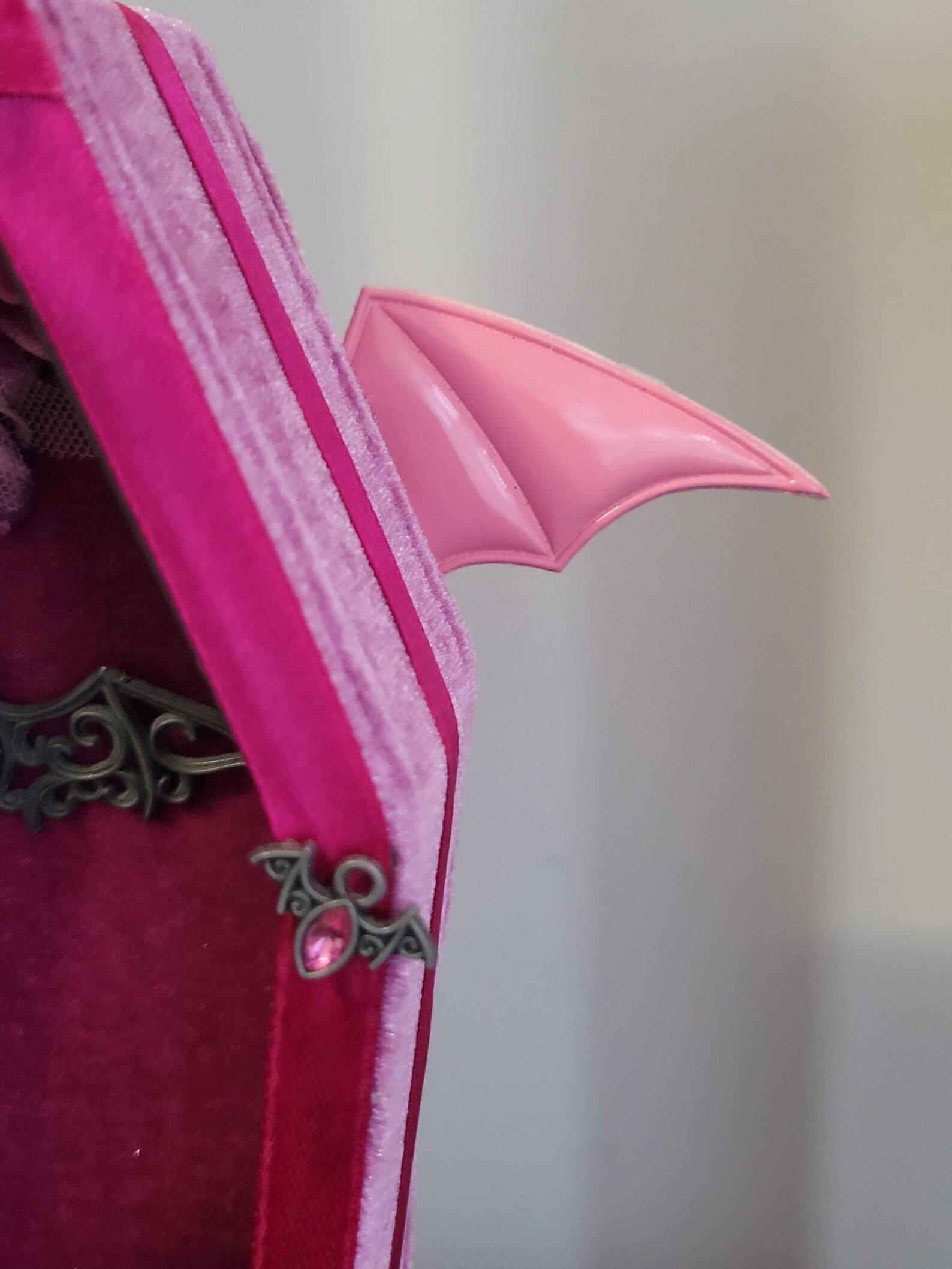 Hot Pink Velvet Coffin . - Etsy