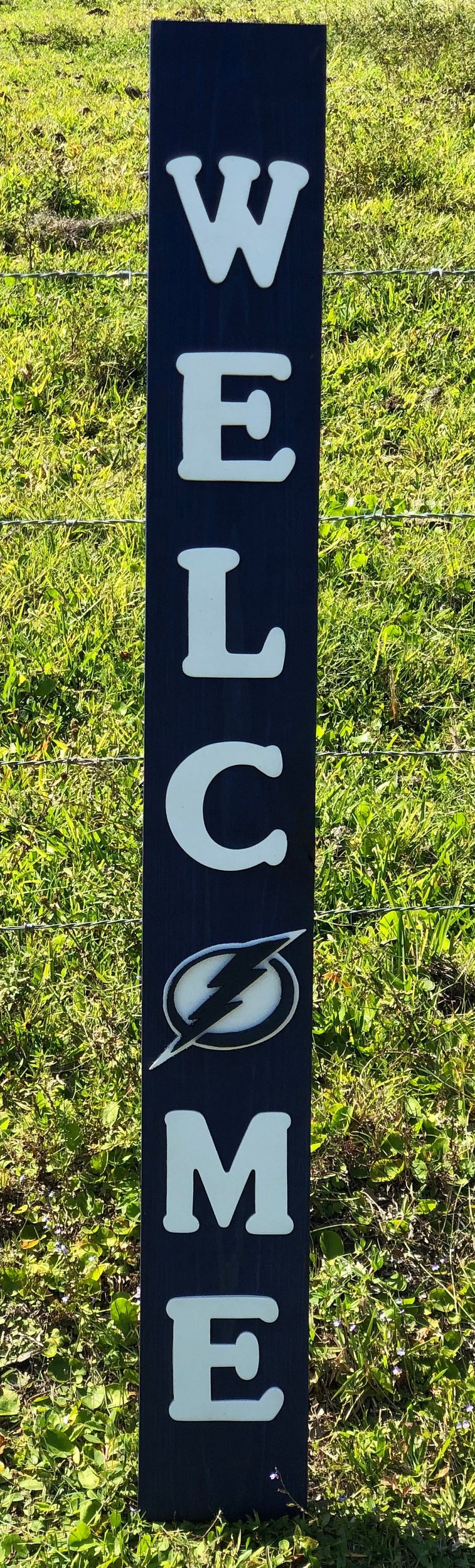3D Wooden Tampa Bay Lightning Welcome Sign - Etsy