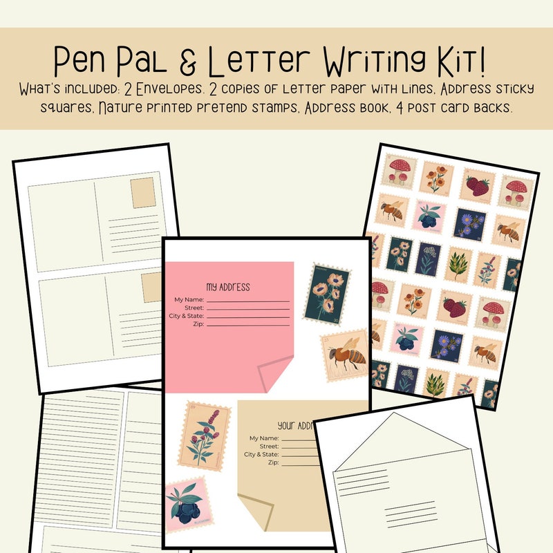 Pen Pal Kit - Etsy