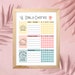 Responsibility Chart, Printable Chore Chart, Daily Rhythm, Kids Routine ...