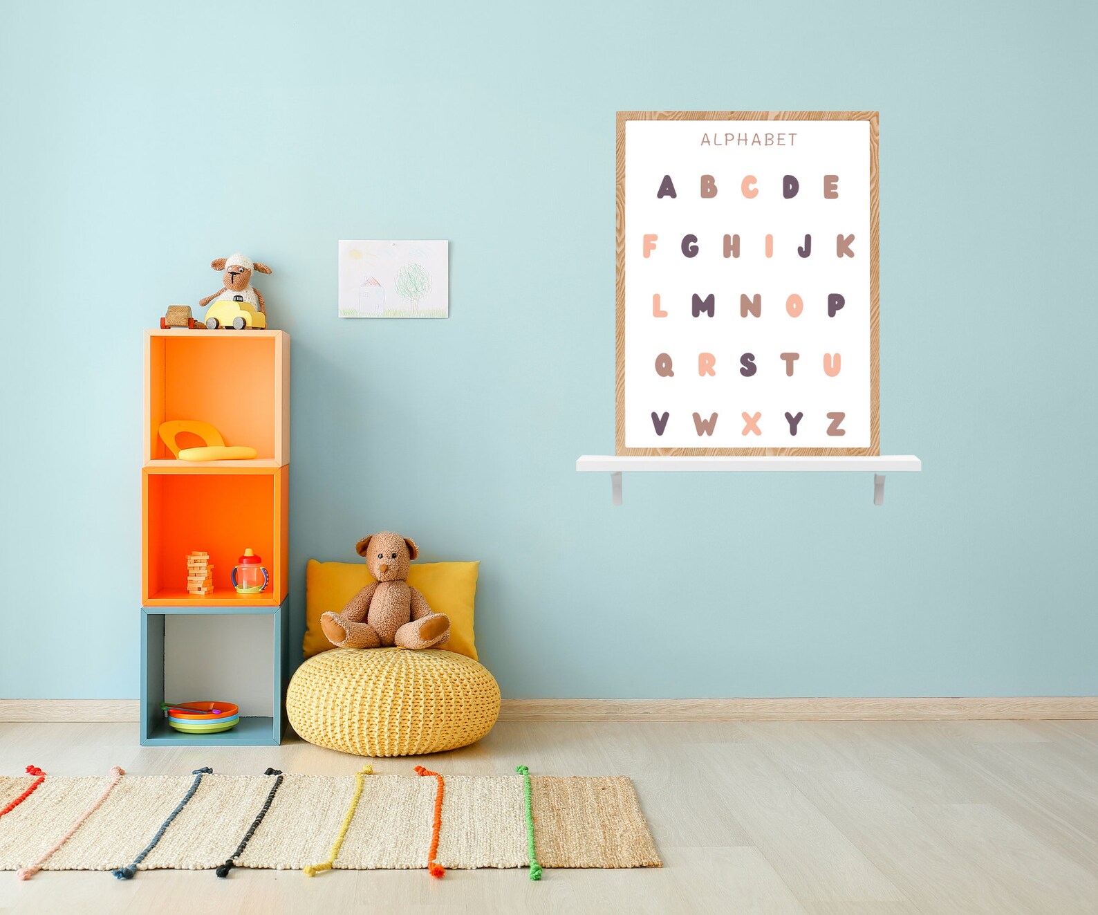 Educational Posters Printable ABC Numbers Poster - Etsy