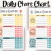 Responsibility Chart, Printable Chore Chart, Daily Rhythm, Kids Routine ...