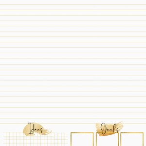 Blush and Gold Printable Planner, Simple Pink and Gold Planner, Digital ...