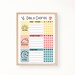 Responsibility Chart, Printable Chore Chart, Daily Rhythm, Kids Routine ...