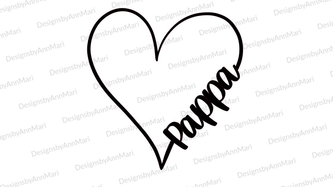 Pappa Hjerte Svg Norsk Svg for Silhouette Og Cricut Silhouette Norge ...