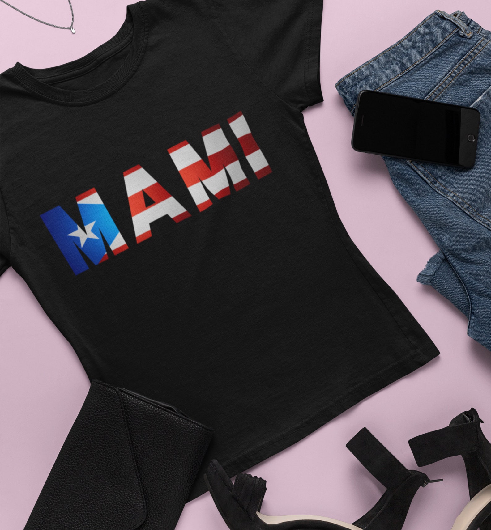 Puerto Rican Mami Women's Graphic Favorite Tee - Etsy