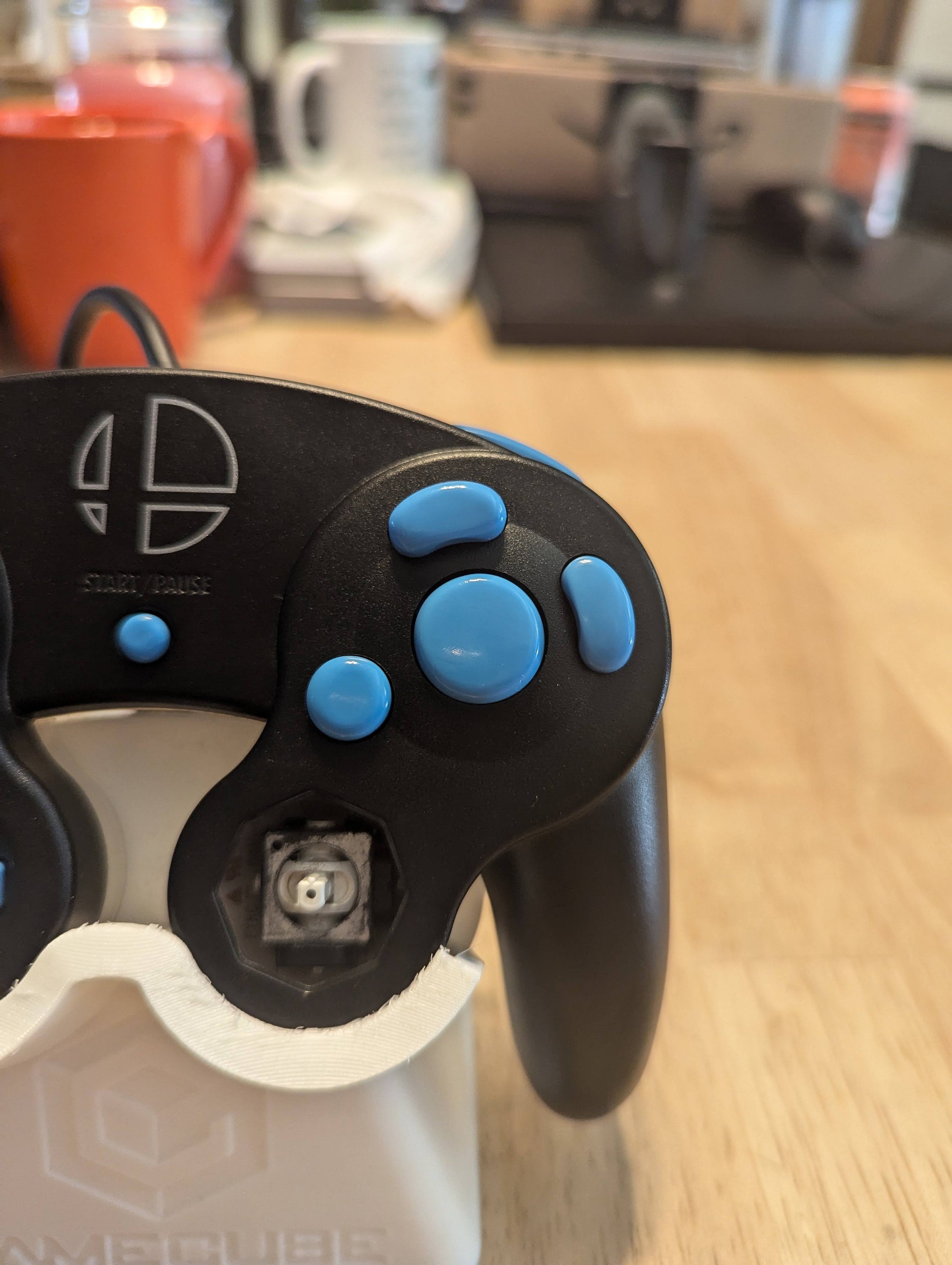 Custom BALD Light Blue Gamecube Controller Buttons Resin - Etsy