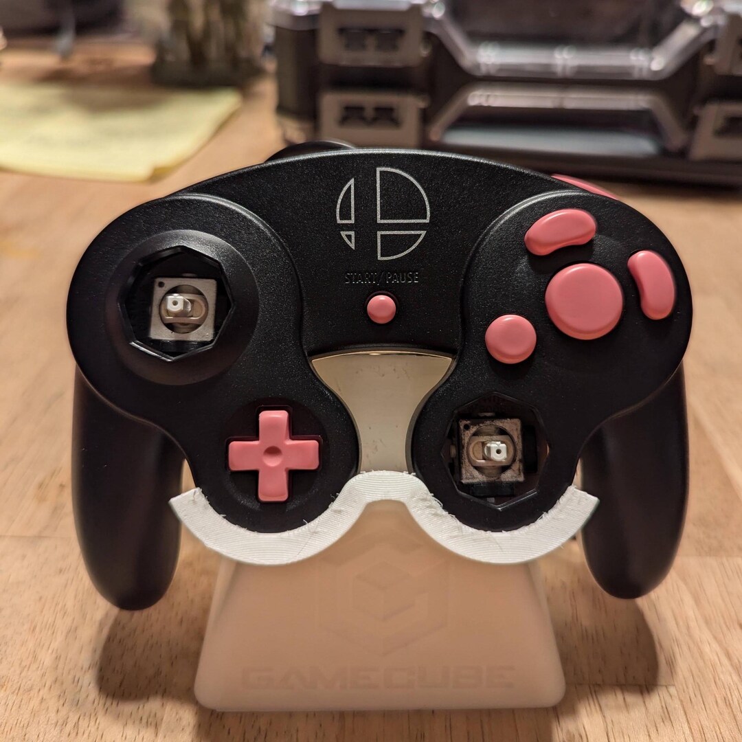 Custom BALD Pink Gamecube Controller Buttons Resin - Etsy