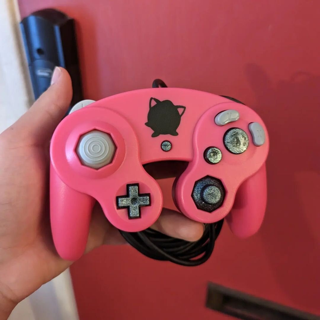 Custom Jigglypuff Gamecube Controller Full Build Etsy
