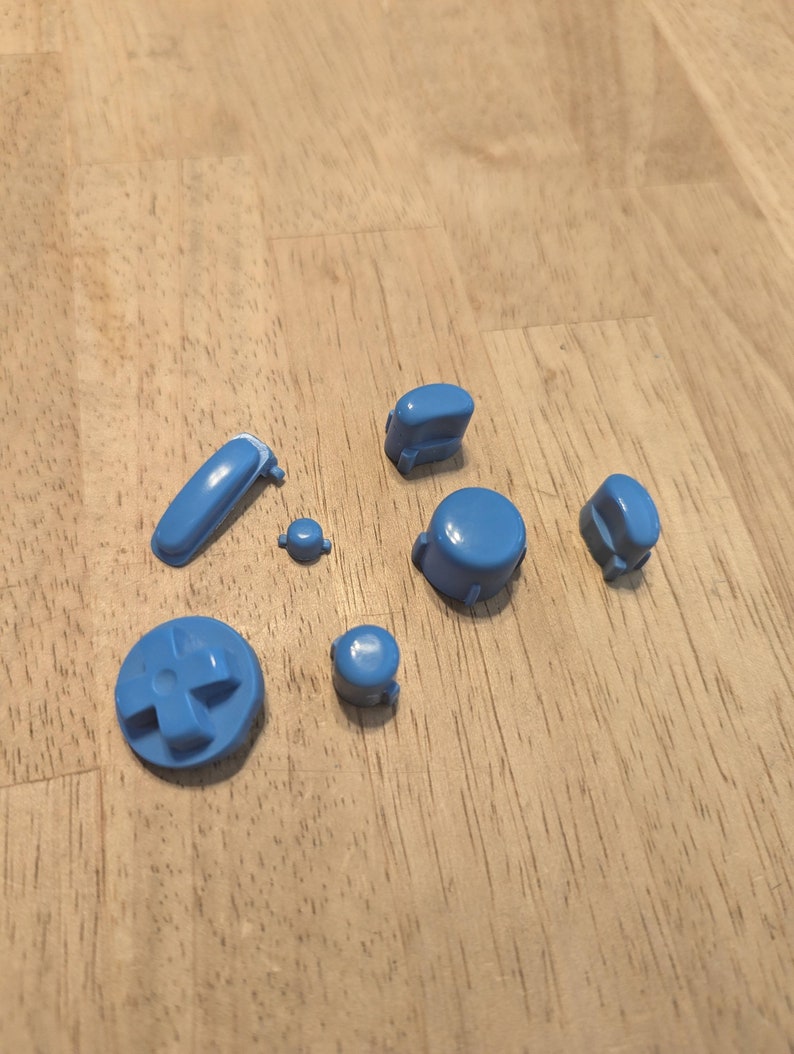 Custom BALD Light Blue Gamecube Controller Buttons Resin - Etsy