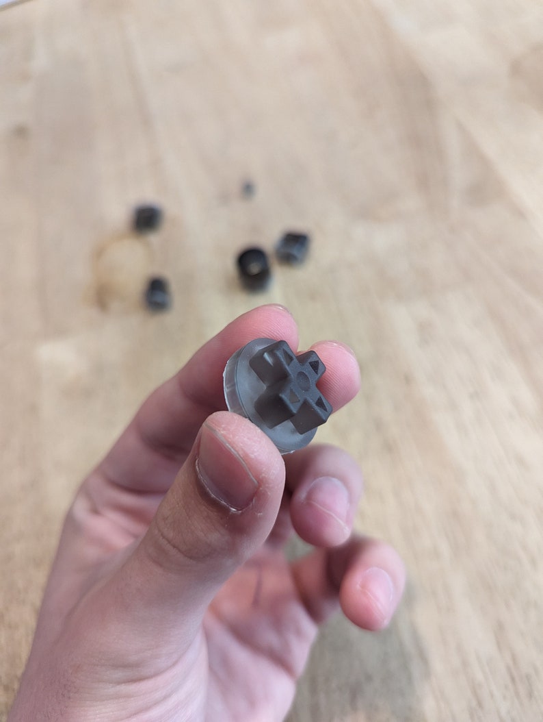 MINOR BLEMISH Black Gamecube Controller Buttons Custom Resin Cast - Etsy