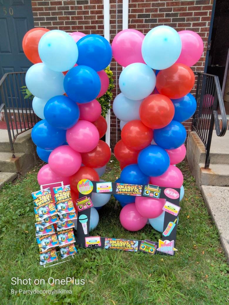 Custom Made Party Decorations Backdrop Selfie Frame Tshirt Custom Chip ...