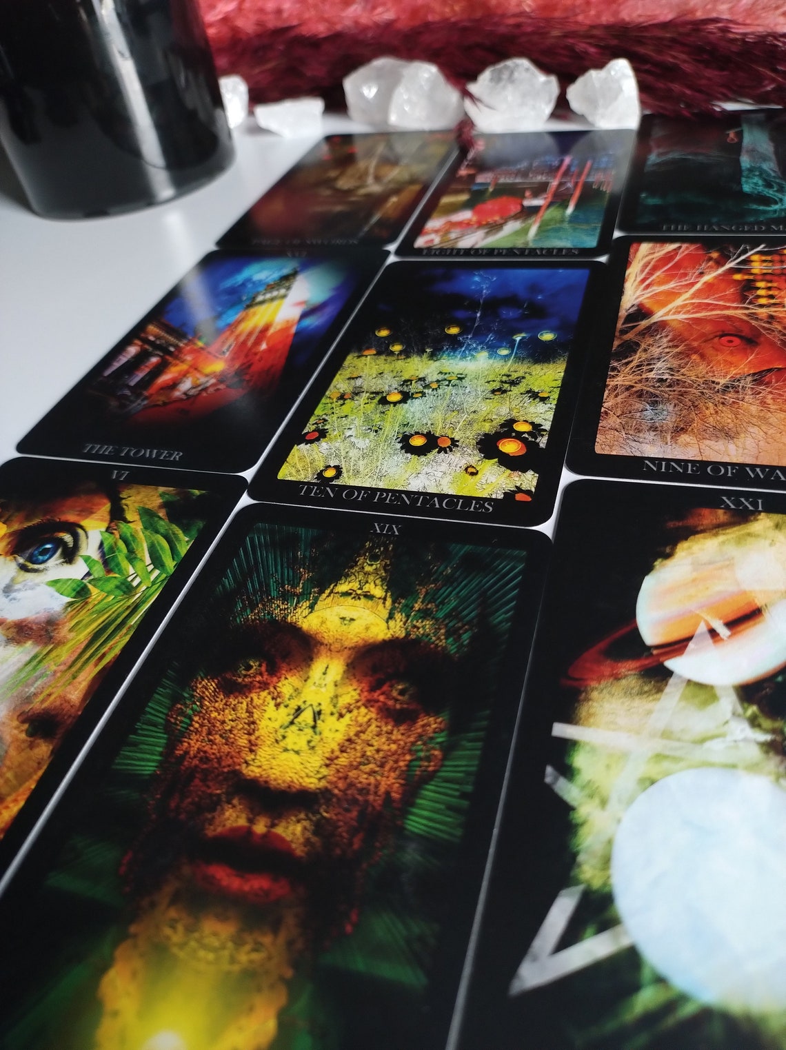 Tarot Deck hypnotic Tarot Card Deck, Oracle Deck, Tarot Cards, 78 Cards ...