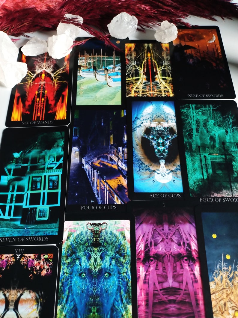 Tarot Deck hypnotic Tarot Card Deck, Oracle Deck, Tarot Cards, 78 Cards ...